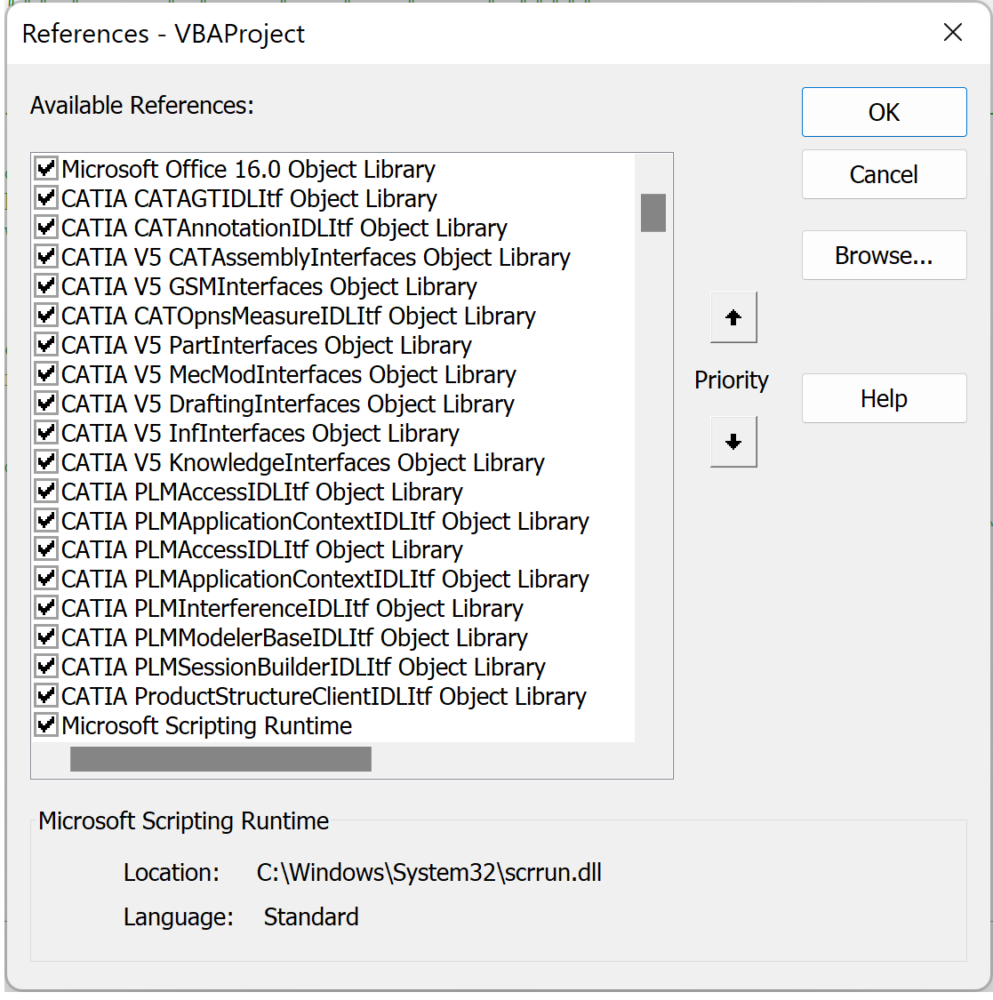 Using Excel VBA With CATIA V6 – CatiaWidgets2023